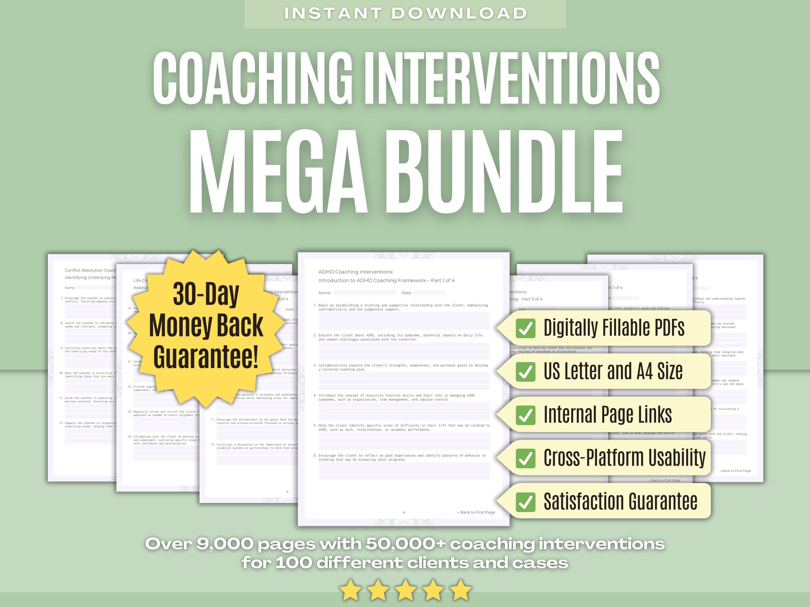 50,000+ Coaching Interventions Mega Bundle | Karlstein Publishing