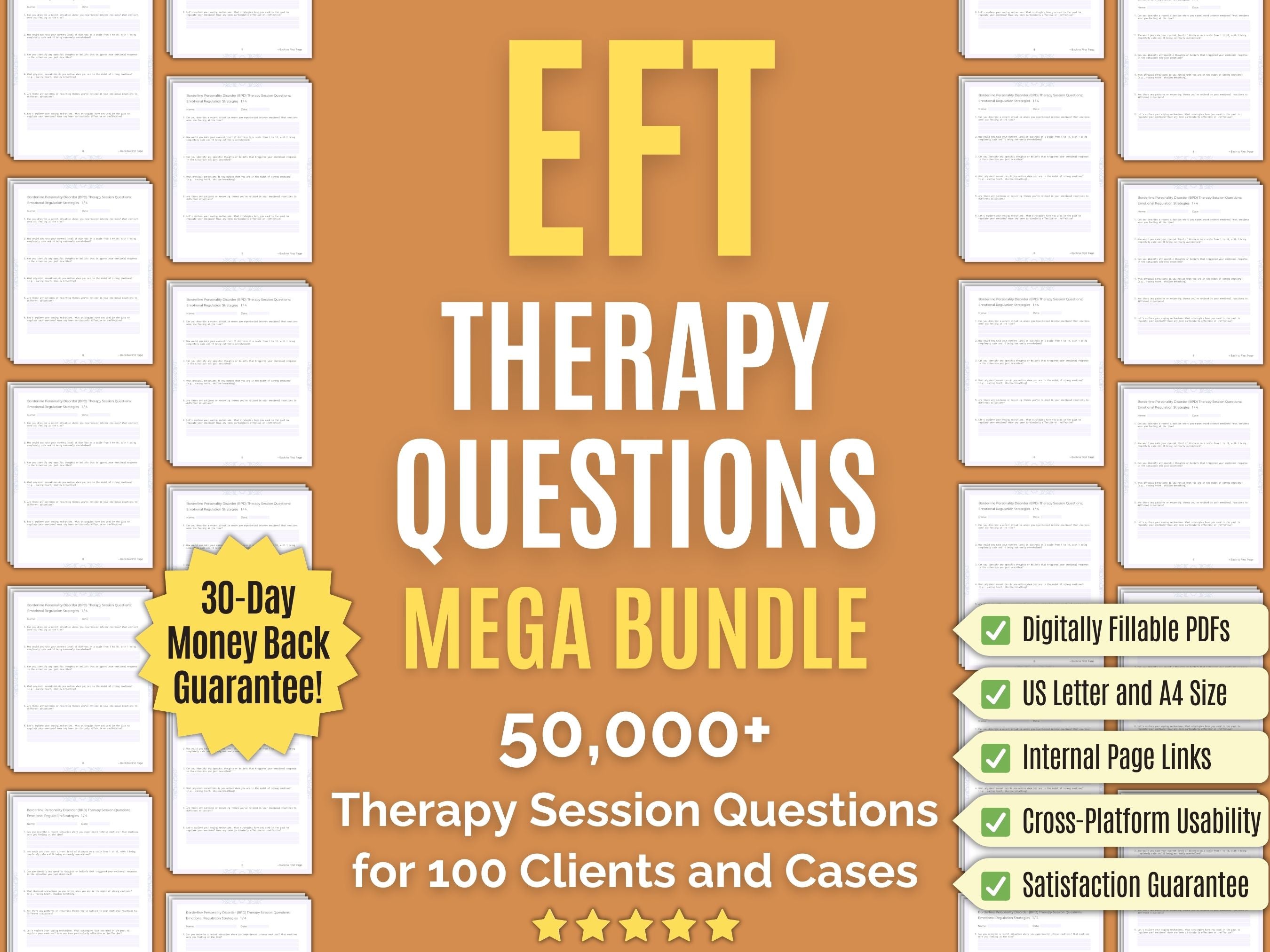 Emotionally Focused Therapy (EFT) Session Questions Mega Bundle – Karlstein Publishing