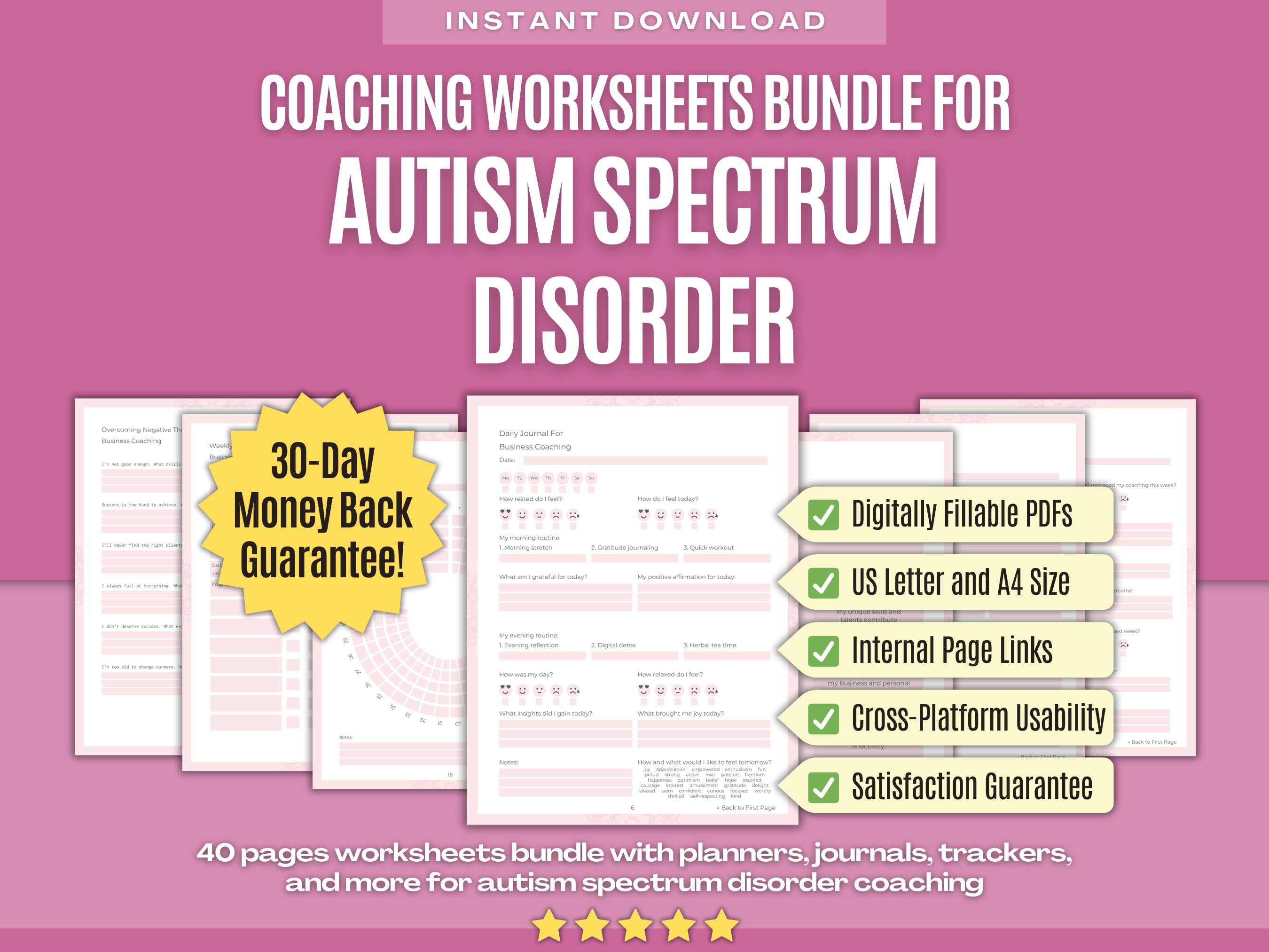 Business PDF Worksheets Bundle | Karlstein Publishing