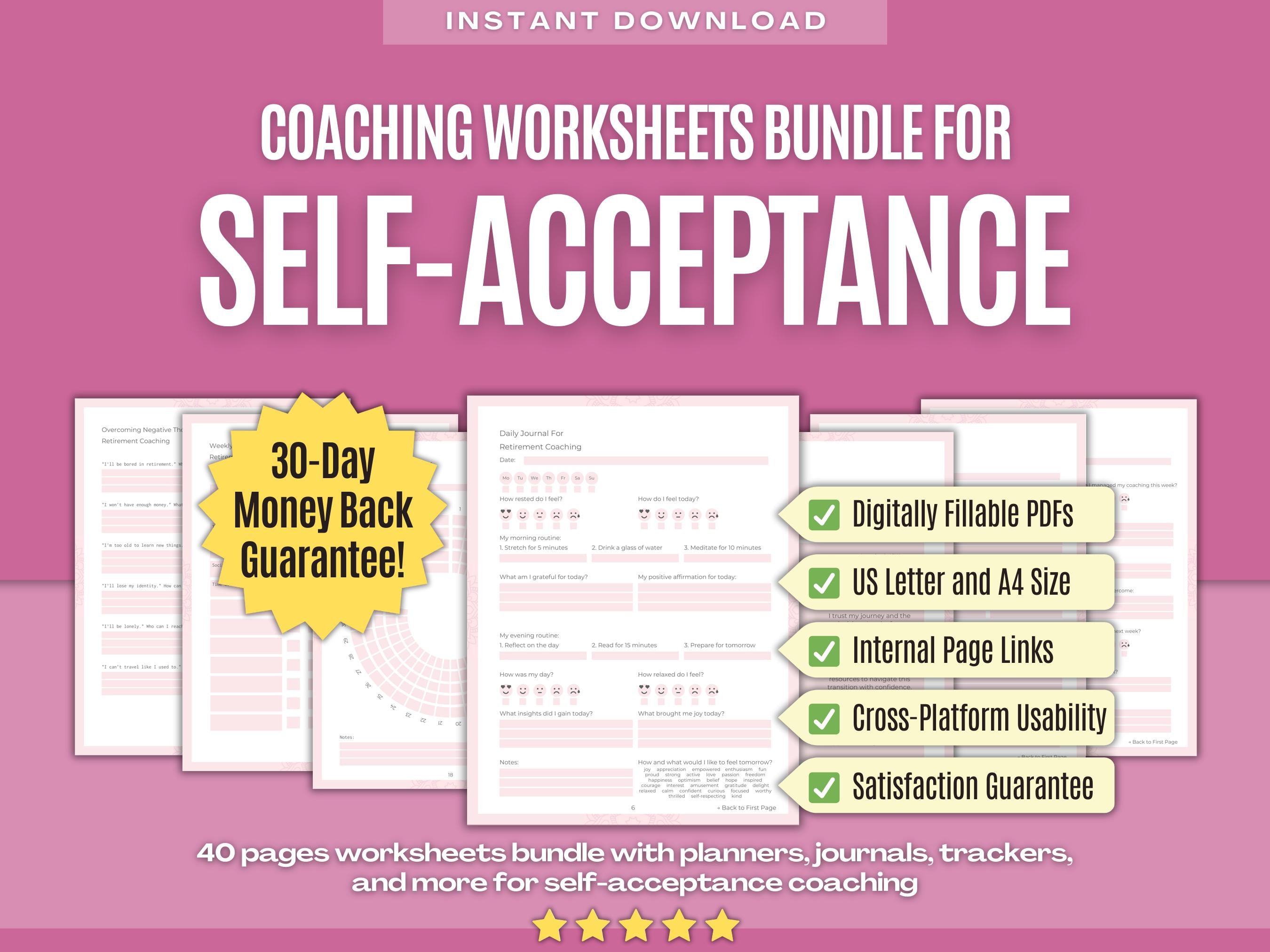 Retirement PDF Worksheets Bundle | Karlstein Publishing