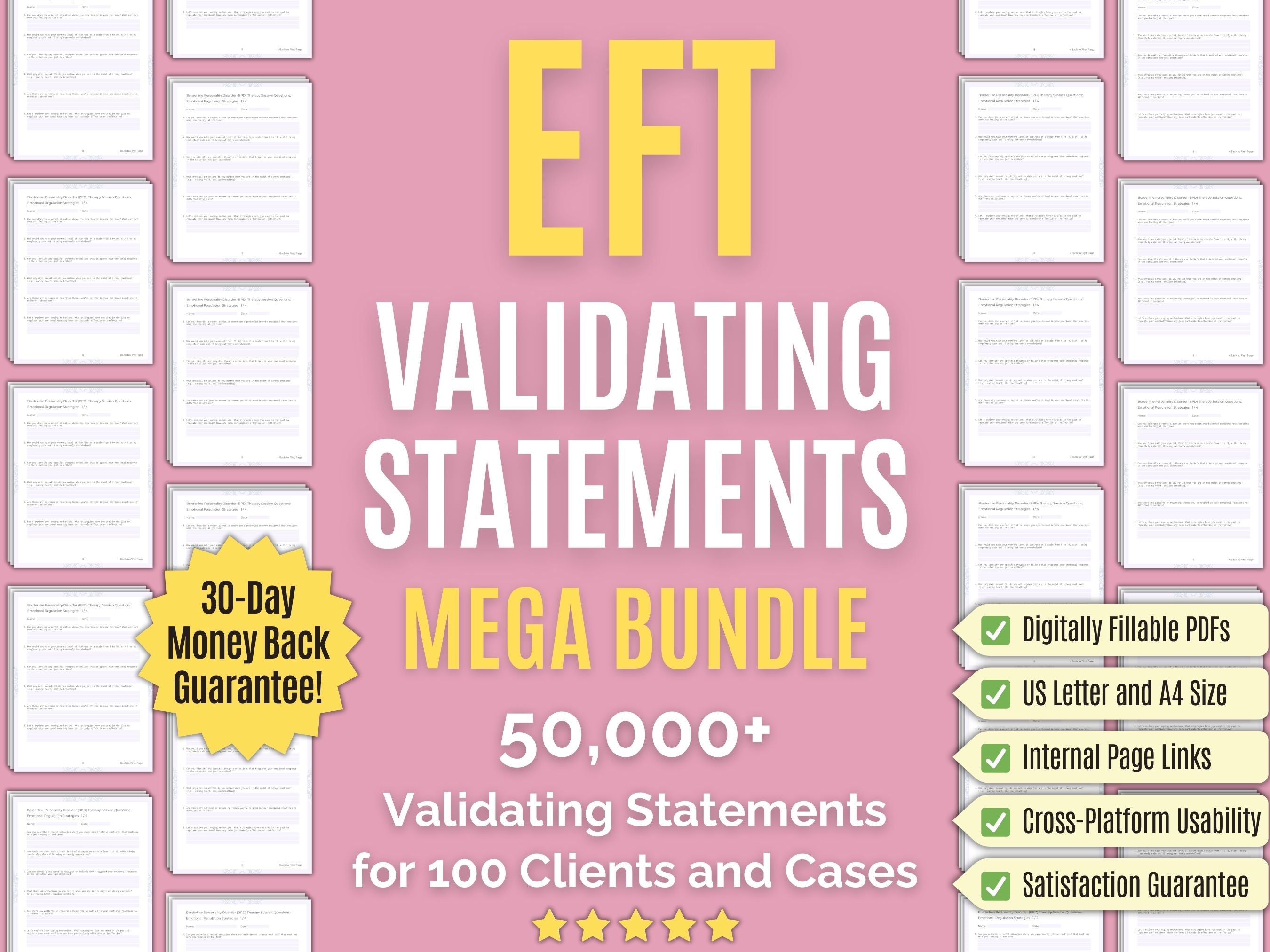 EFT Validating Statements Workbooks Mega Bundle – Karlstein Publishing