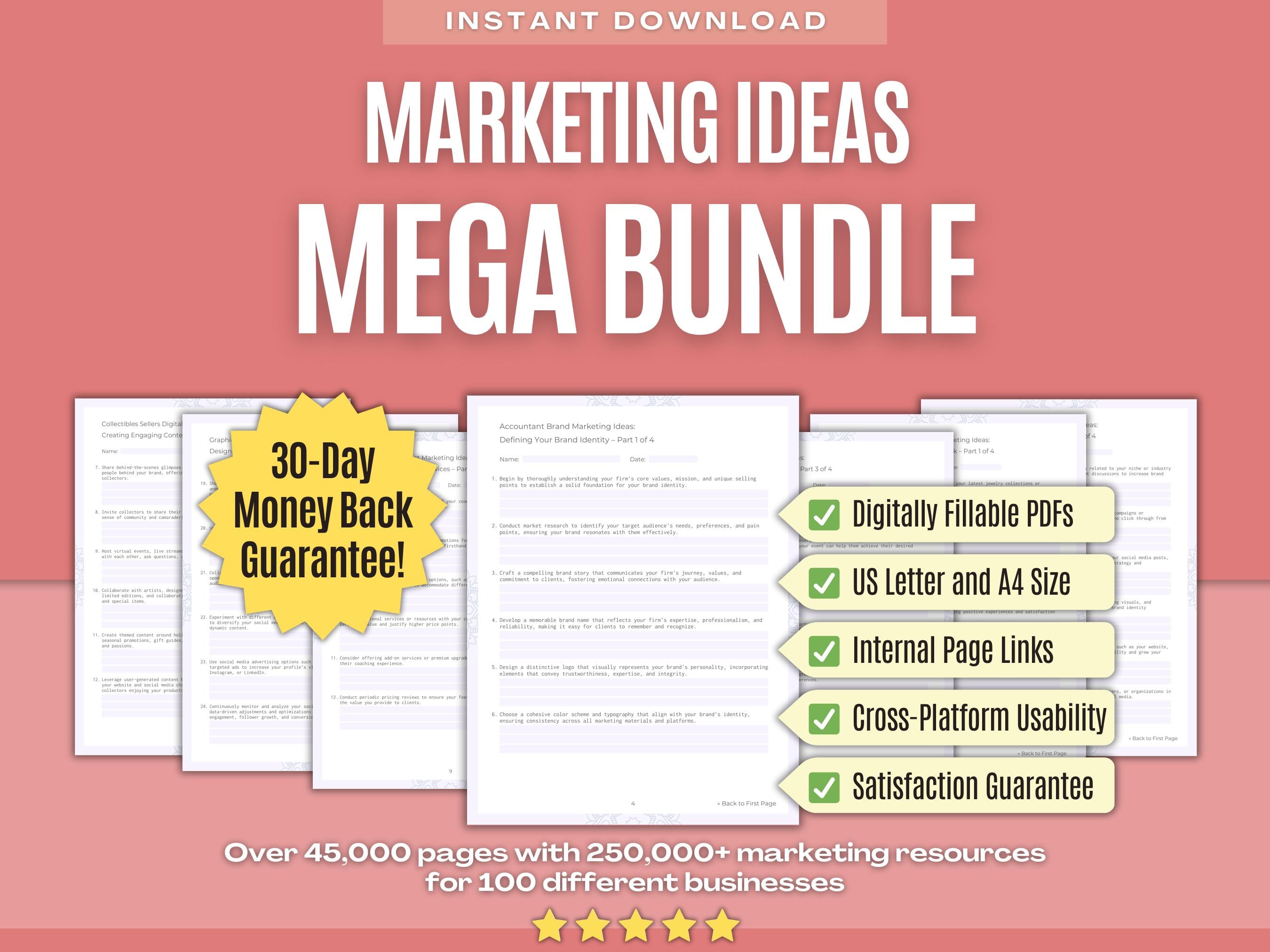 250,000+ Marketing Ideas Mega Bundle | Karlstein Publishing