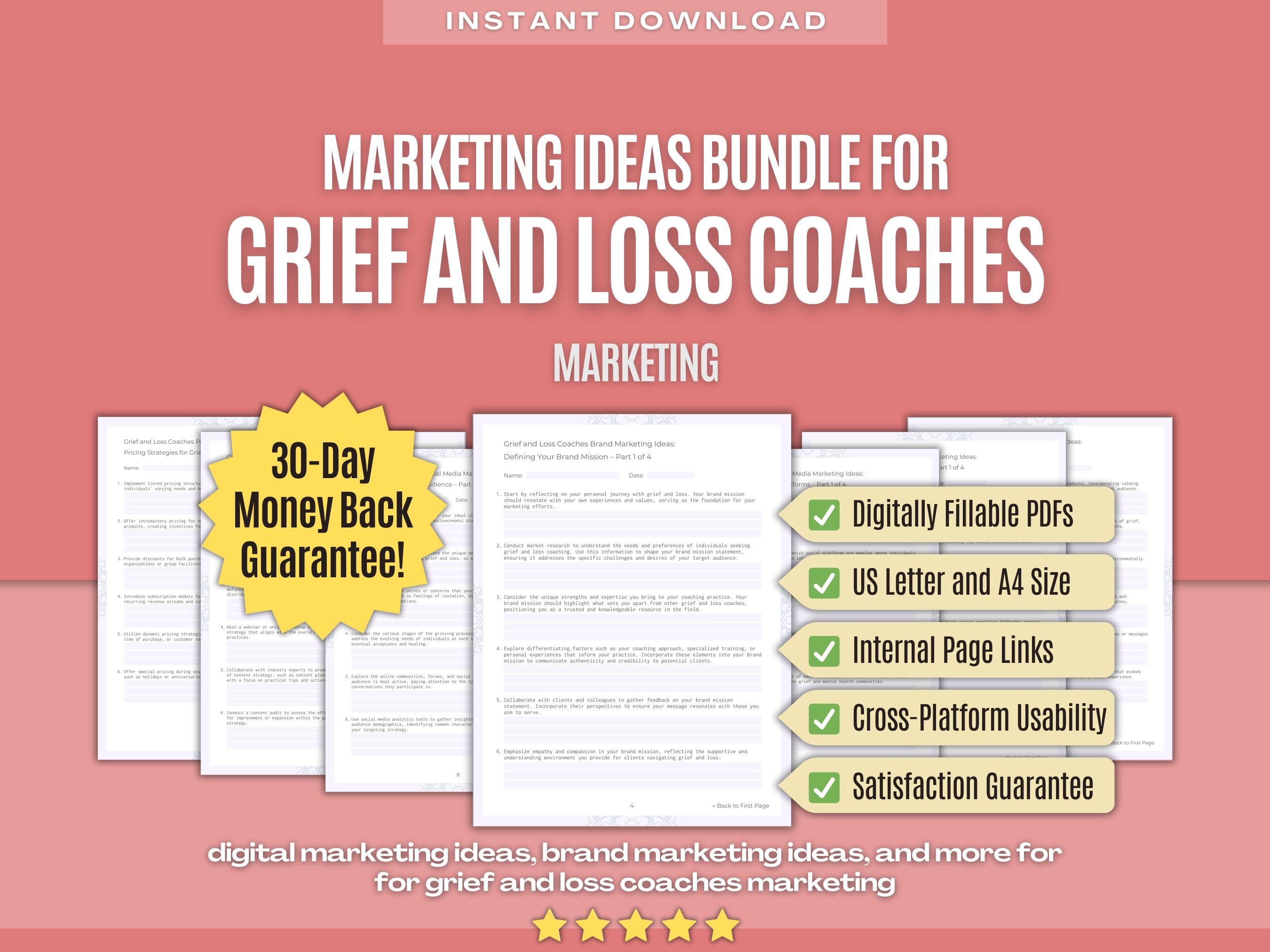 2,500+ Grief and Loss Coaches Marketing Ideas Bundle | Karlstein Publishing